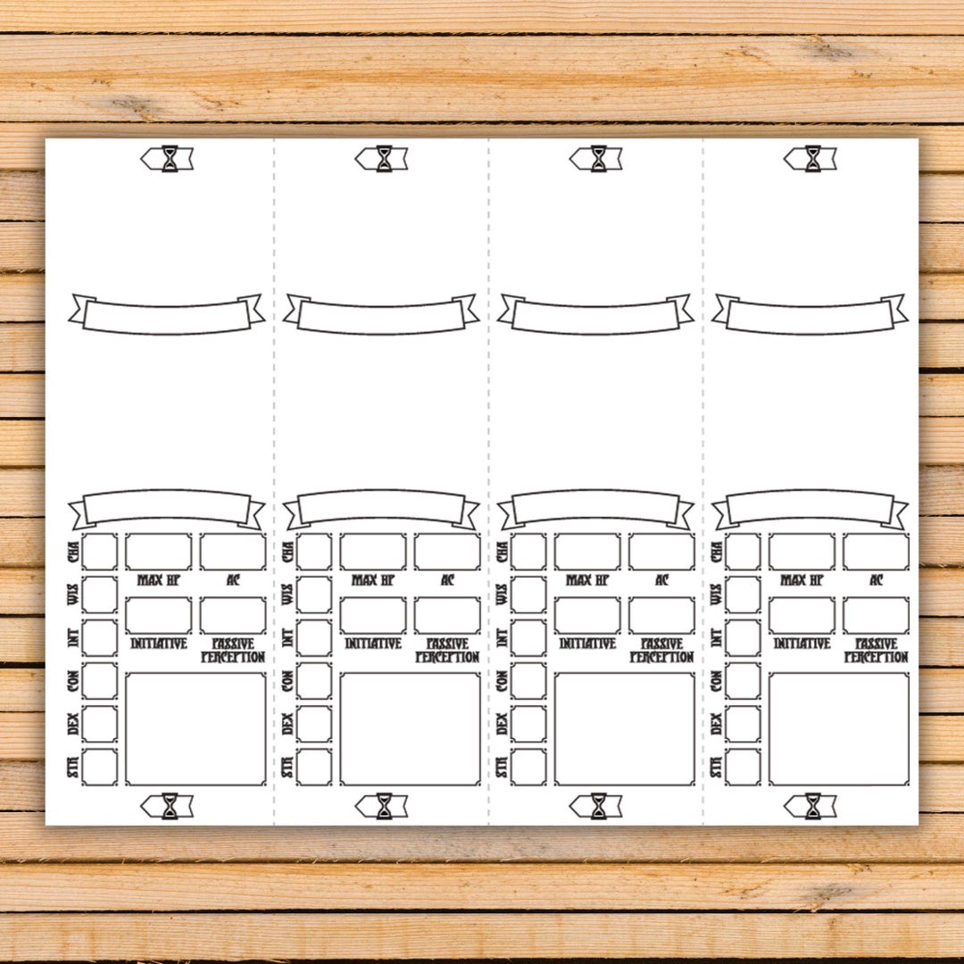 Streamline Your Dnd Battles With Our Digital Initiative Tracker - Etsy