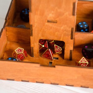 Dnd Dice Box: Unique Stepped Pyramid Design With Secret Compartments ...