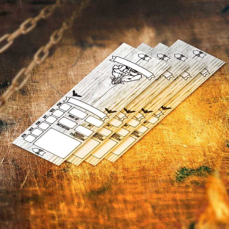 Dnd 5e Initiative Tracker Printable DM Battle Prep RPG Accessory. - Etsy