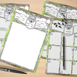 Dnd 5e Druid Character Sheet - Printable Editable PDF for Nature ...