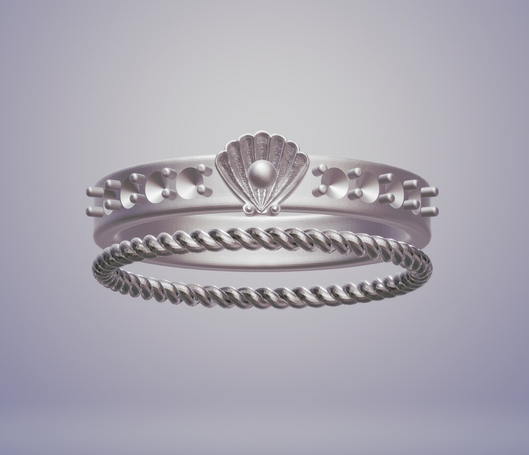 Ring pearl / CAD Design / 3D Model STL / Jewerly Design / File for 3D ...