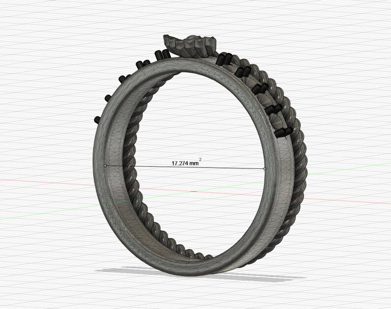 Ring pearl / CAD Design / 3D Model STL / Jewerly Design / File for 3D ...