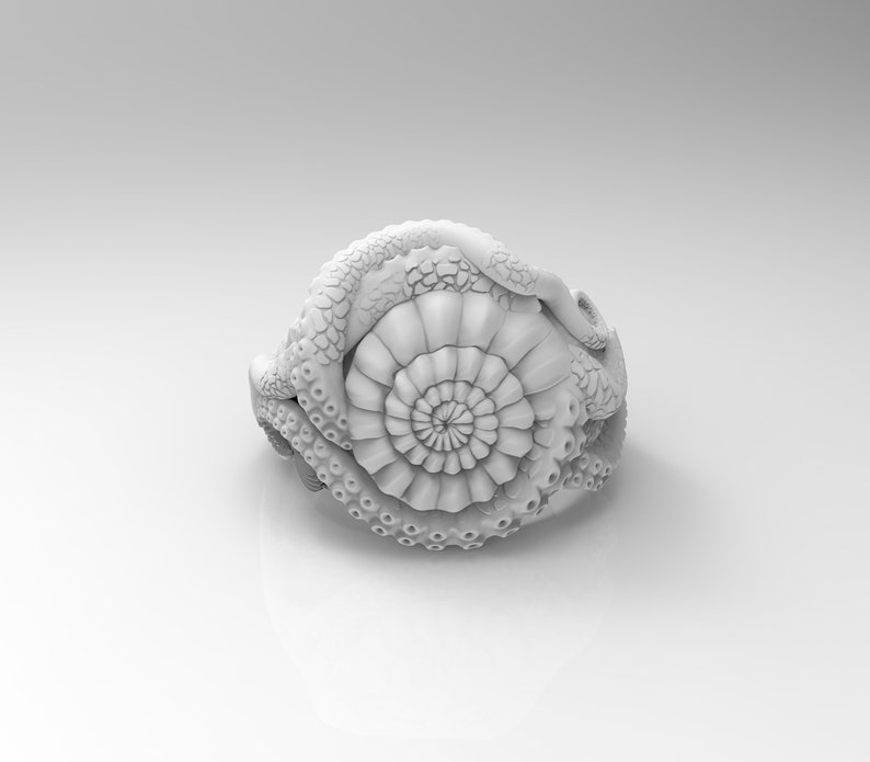 Ring octopus / CAD Design / 3D Model STL / Jewerly - Etsy