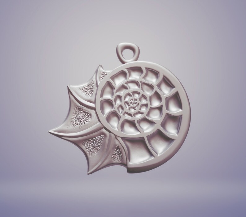 Pendant sea Shell / CAD Design / 3D Model STL / Jewerly Design / File ...
