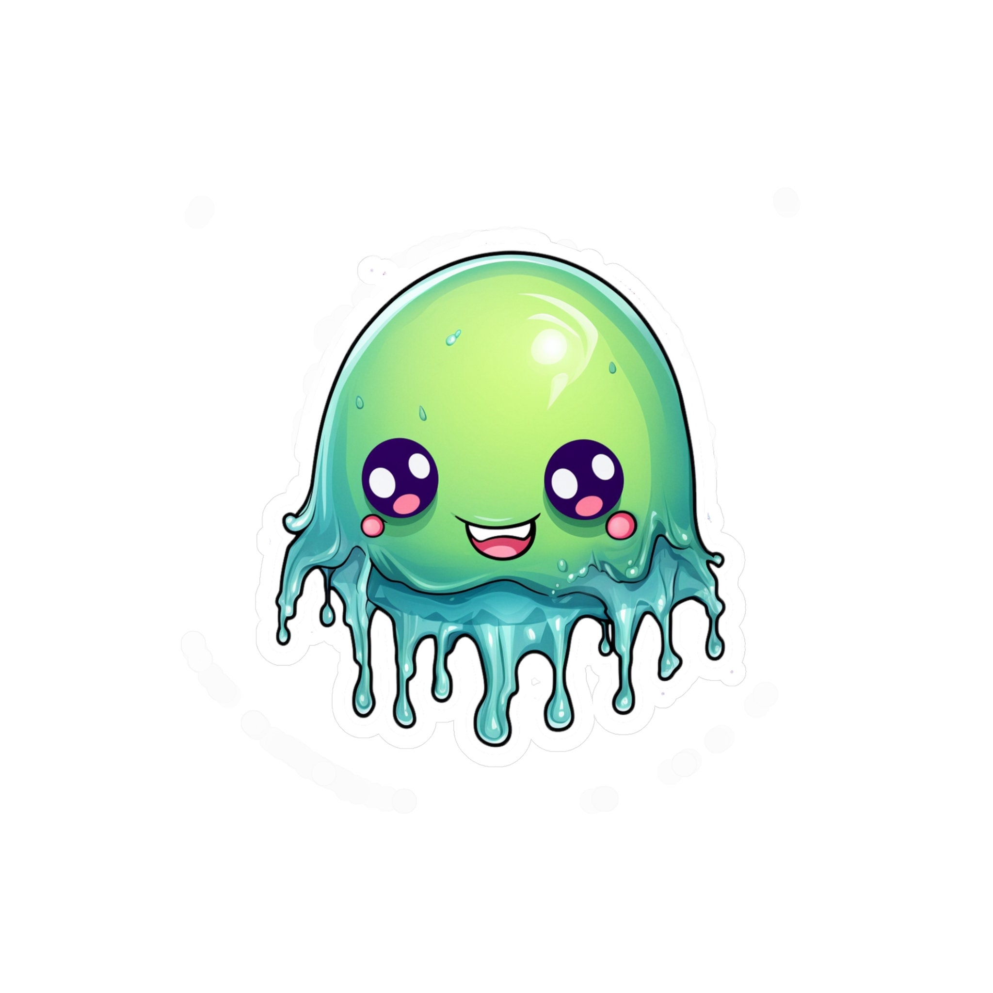 Slime-3 Kiss-cut Vinyl Decals - Etsy