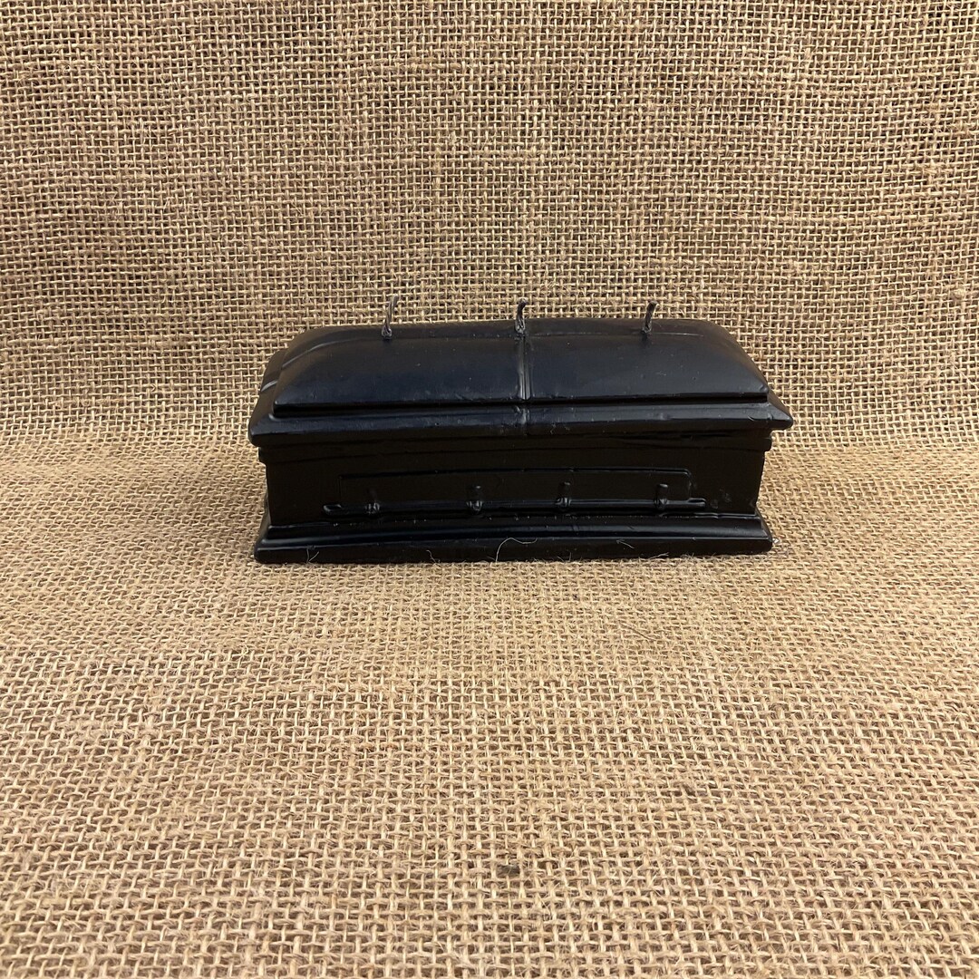 Black Coffin Candle | Handcrafted Ritual Spell Candle - Etsy