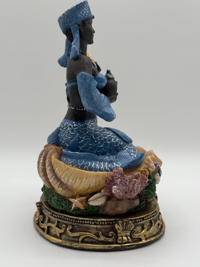 Yemaya Statue 7": Orisha Goddess of the Ocean Altar Decor - Etsy