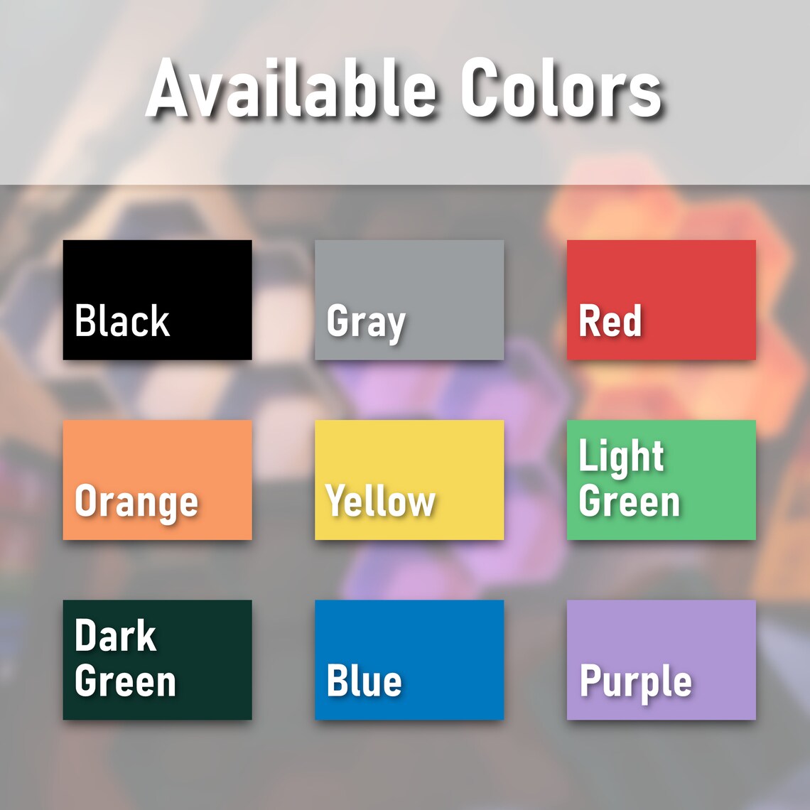 Board Game Token Tray Stackable 5 Bin Hexagon Token Tray, Organizer ...