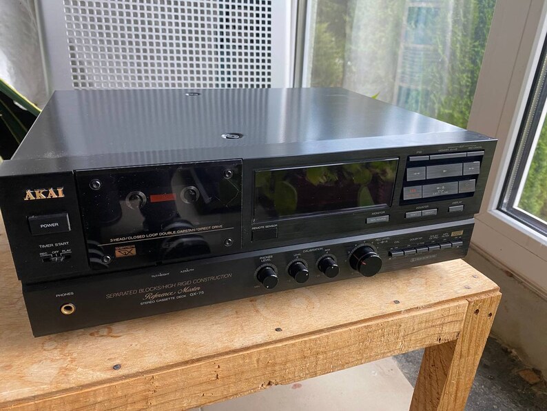 Cassete Deck AKAI GX-75 Tape Deck Vintage Retro Hi-fi Audio Tape Record ...