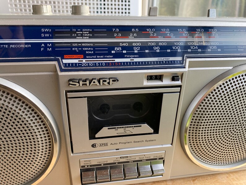 Sharp GF-5454Z Radio Vintage Retro Boombox Hi-fi Audio Cassete - Etsy