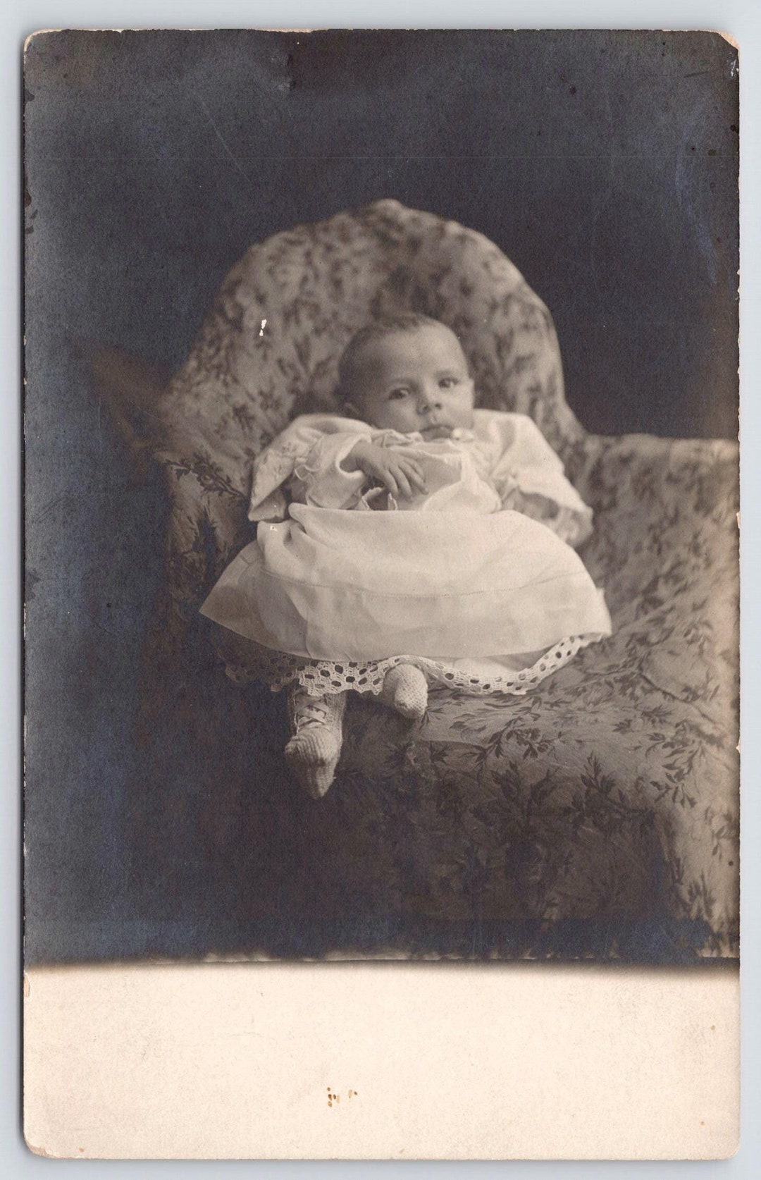 Antique Real Photo Postcard, Vintage Baby RPPC, 1900s Unposted - Etsy