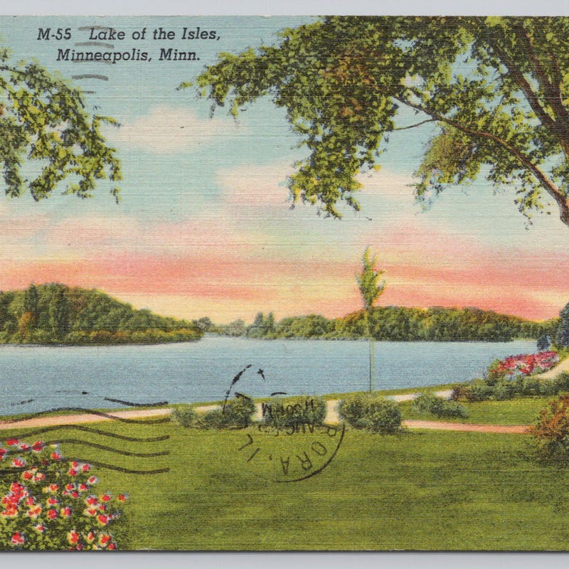 Minneapolis Postcard - Etsy