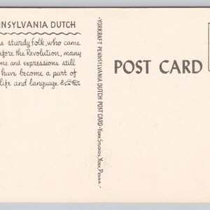 Antique Postcard, Pennsylvania Dutch Talk, Amish Language, Amish Mother ...