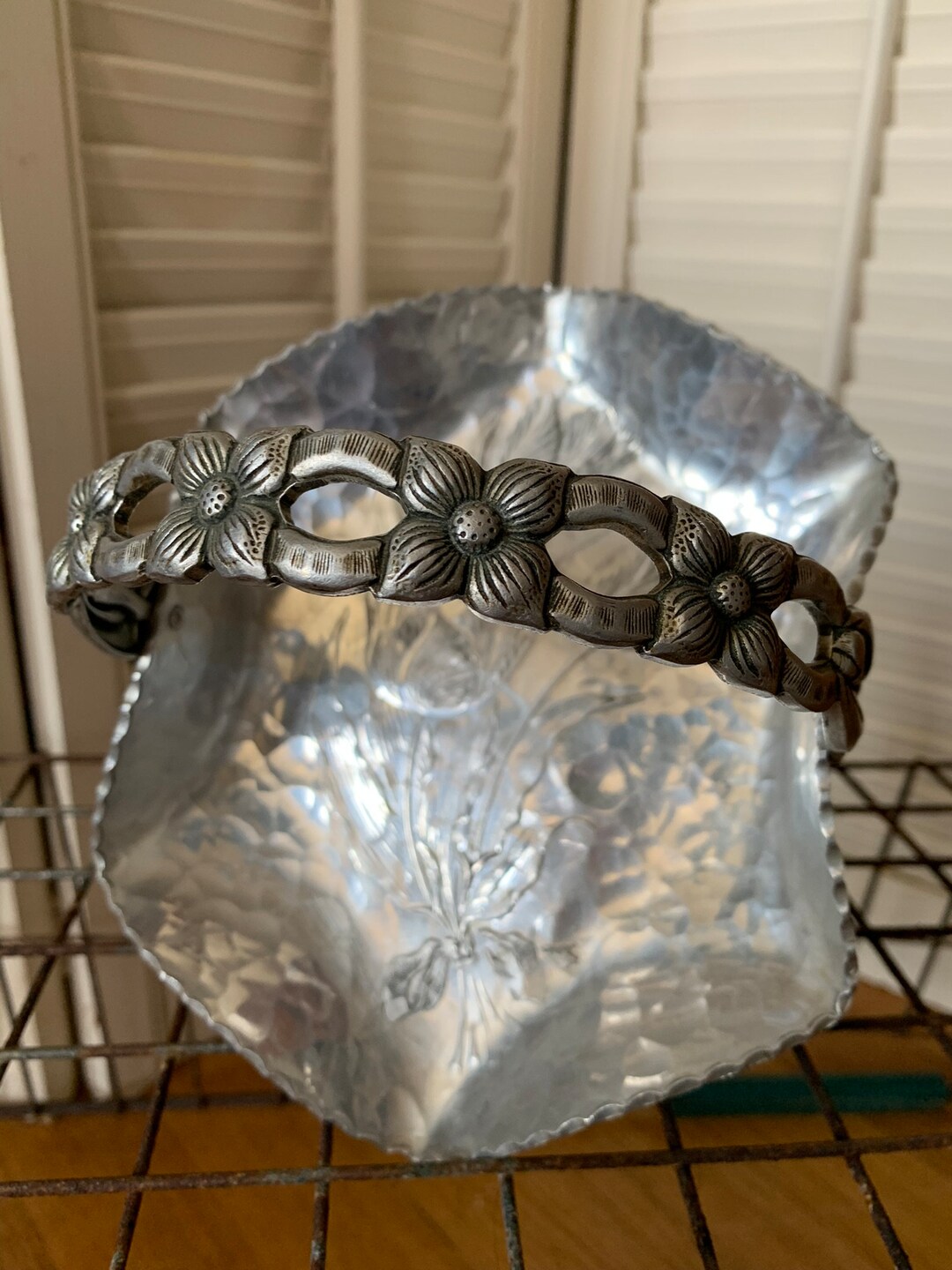 Rodney Kent Hammered Aluminum Tray - Etsy