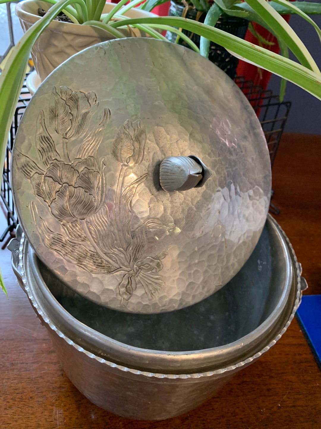 Rodney Kent Hammered Aluminum Ice Bucket - Etsy