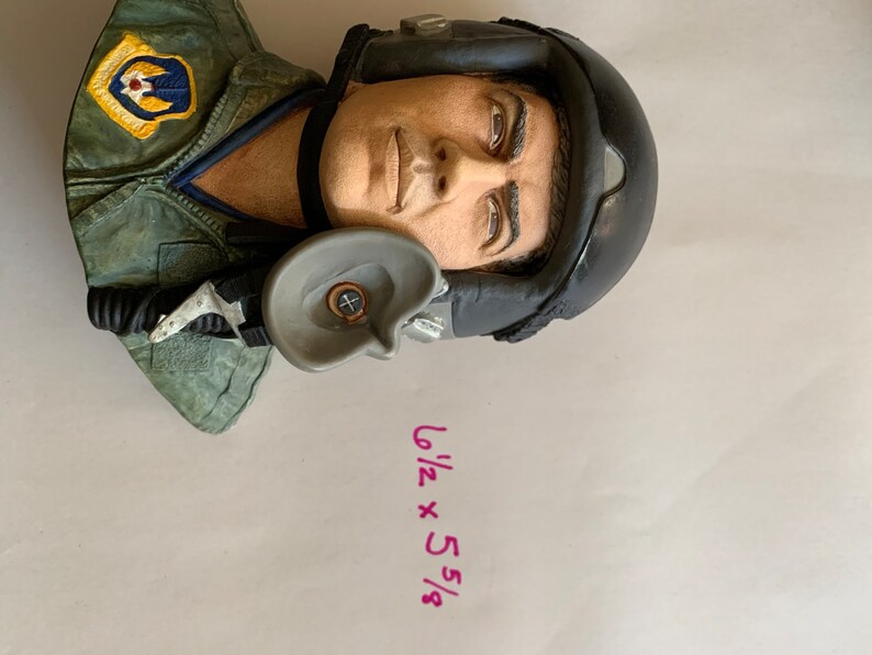 English Chalkware USAF Fighter Pilot - Etsy