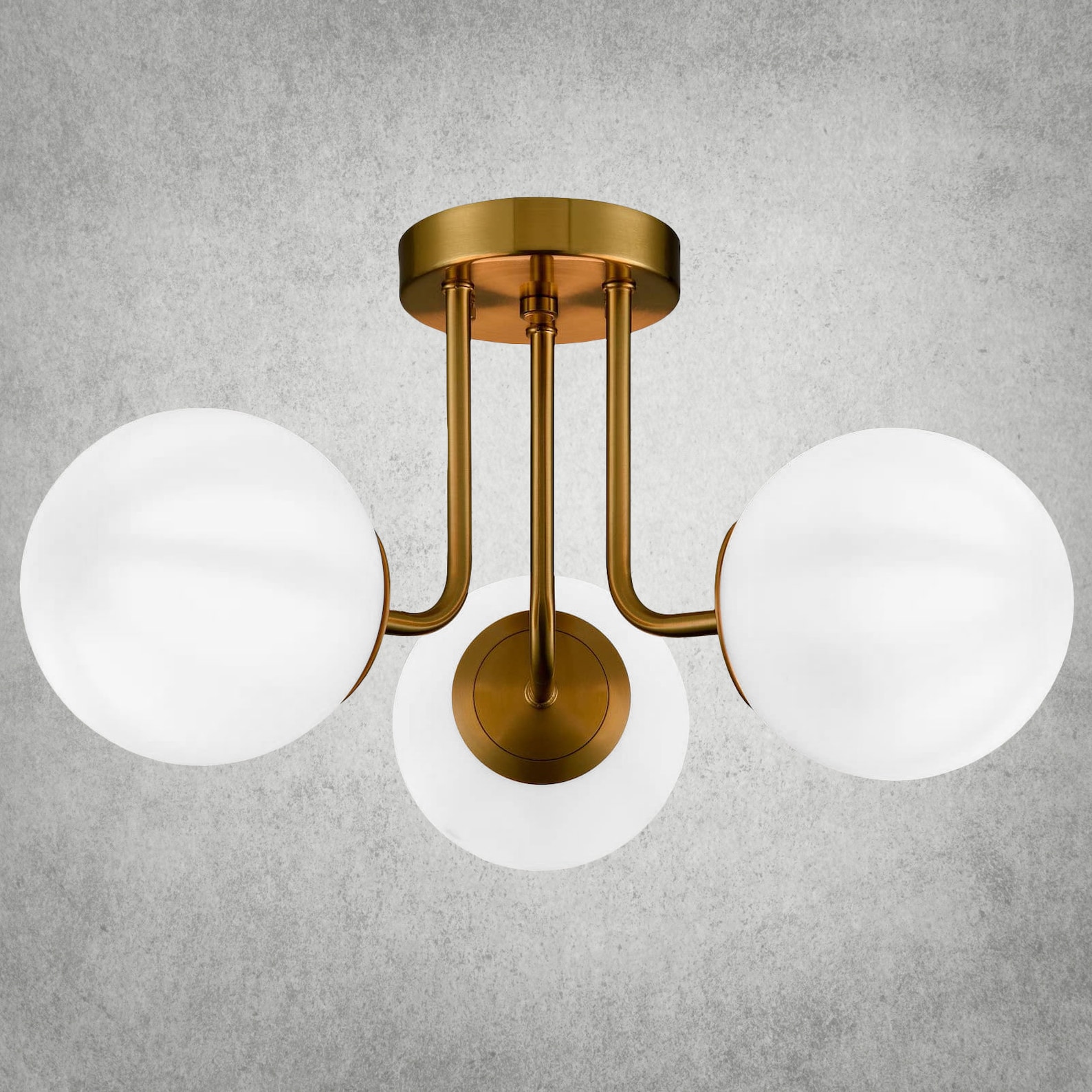 Lugano Modern Globe Ceiling Light Semi-flushed - Etsy