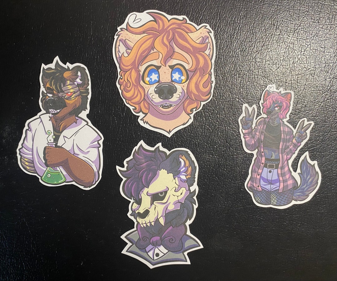 CUSTOM FURSONA STICKERS - Etsy