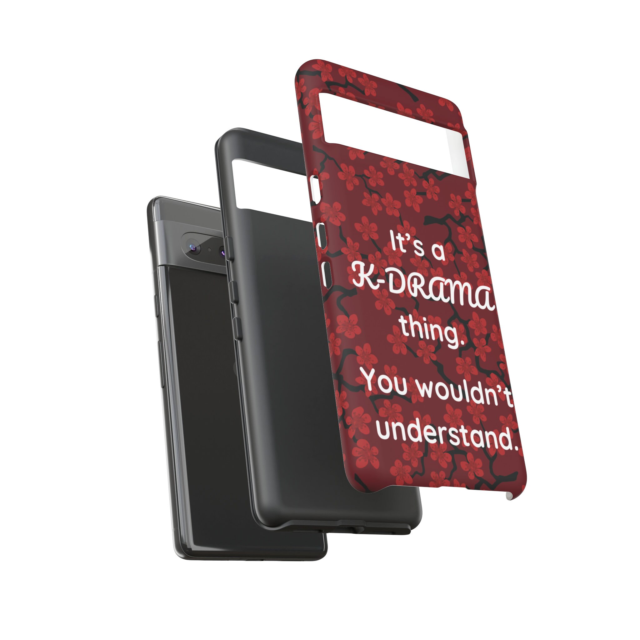 K-drama and Cherry Blossoms Phone Case, Iphone, Google Pixel, Samsung ...