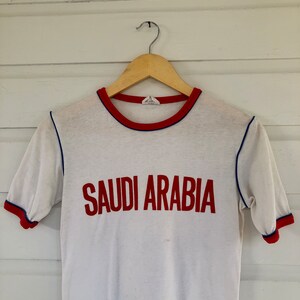 Vintage 1970's El-faleh Saudi Arabia Ringer T-shirt Size 40 - Etsy
