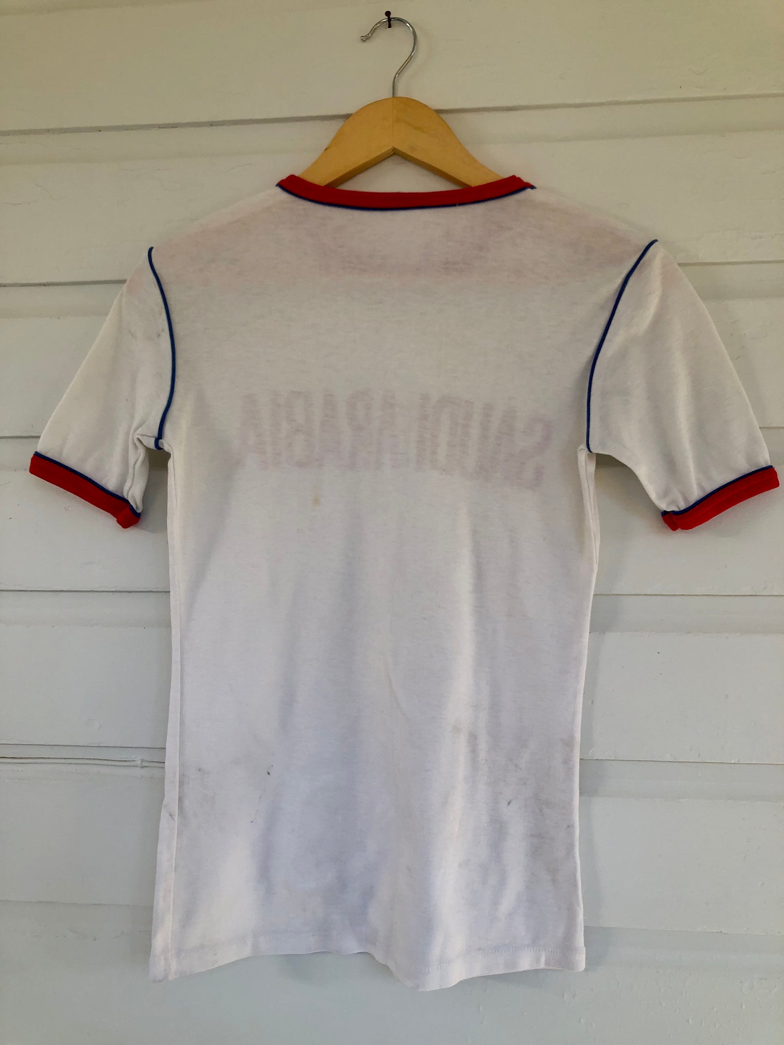 Vintage 1970's El-faleh Saudi Arabia Ringer T-shirt Size 40 - Etsy