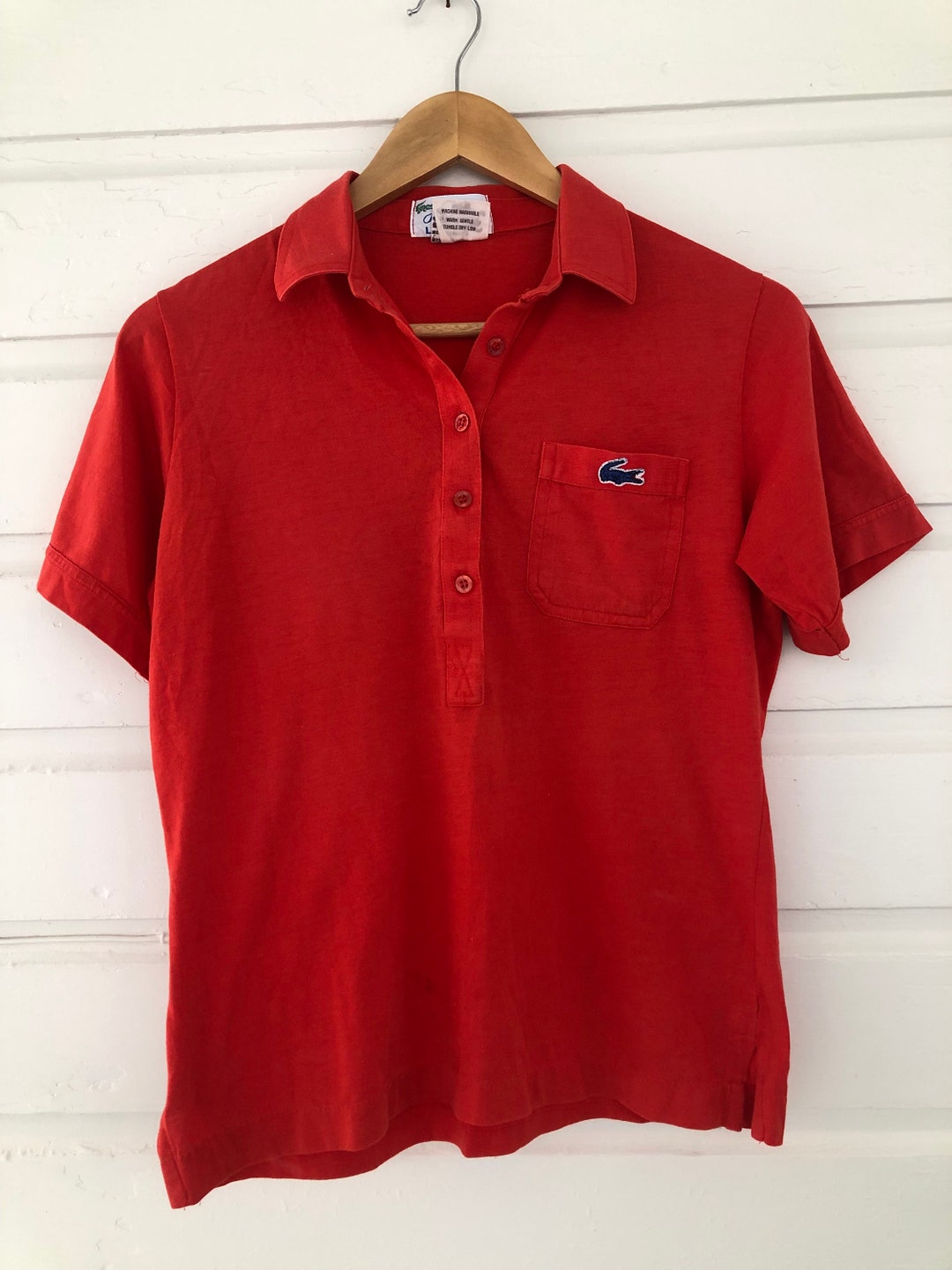 Vintage Haymaker Lacoste Red Polo Shirt Size 38 - Etsy