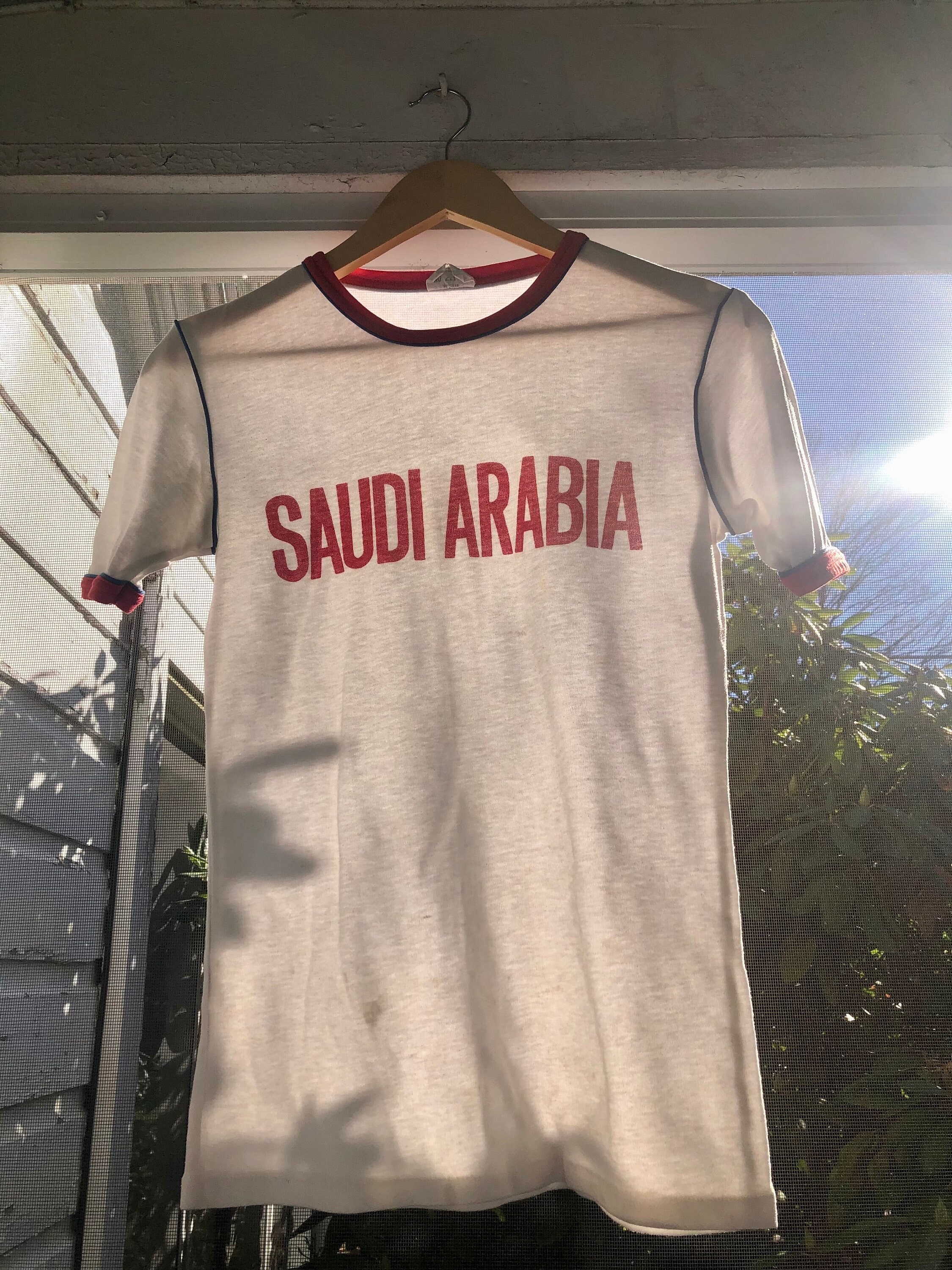 Vintage 1970's El-faleh Saudi Arabia Ringer T-shirt Size 40 - Etsy