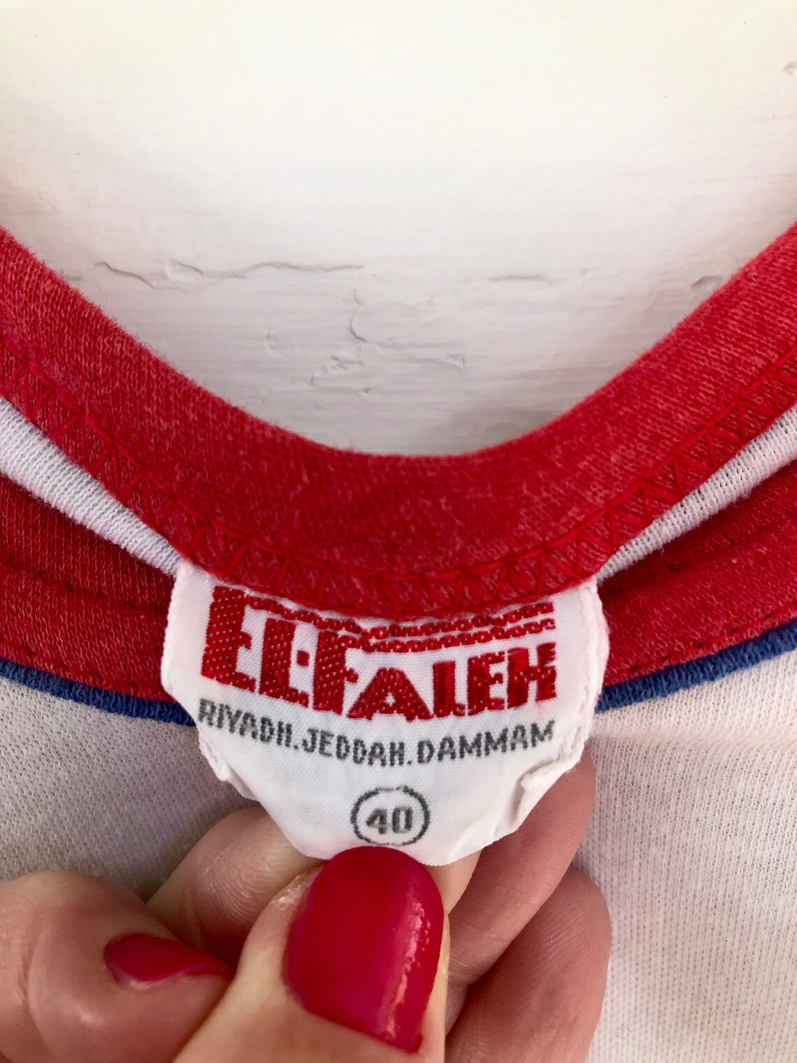 Vintage 1970's El-faleh Saudi Arabia Ringer T-shirt Size 40 - Etsy