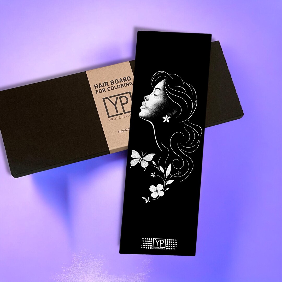 Hair Board for Coloring YP Professional "beauty in Black" 40x13 Cm. - Etsy