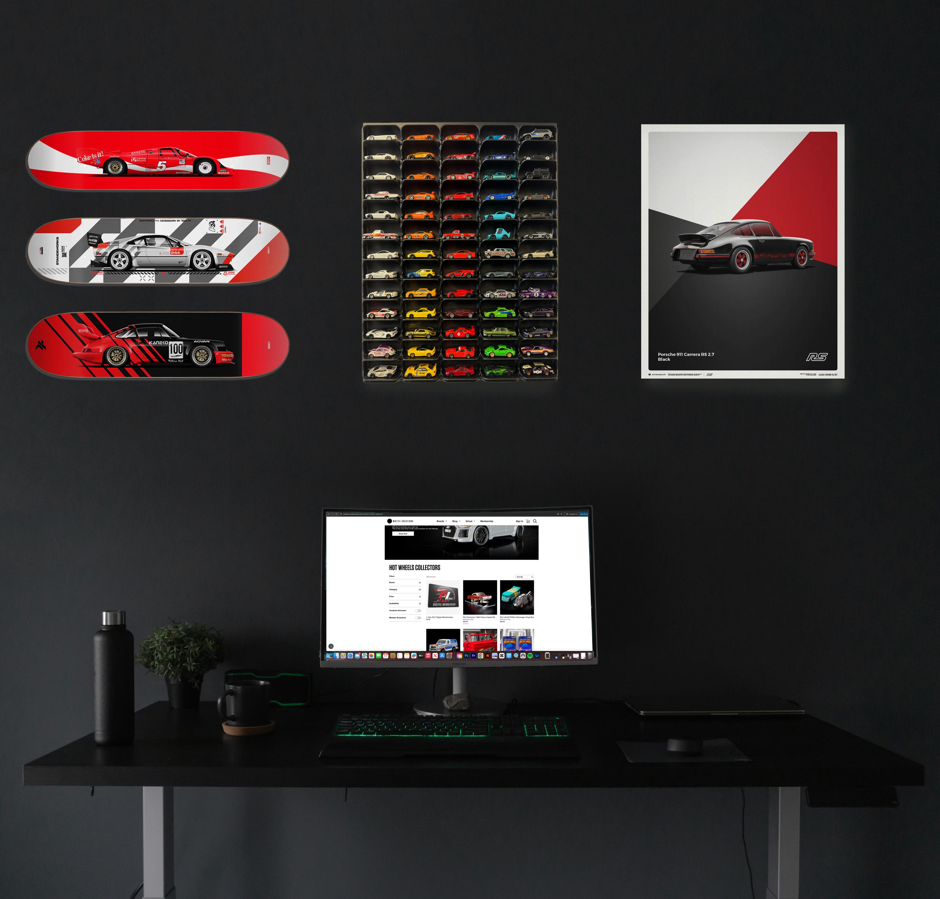 Display Case for 1/64th Scale Cars || Hotwheels || Matchbox || Inno64 ...