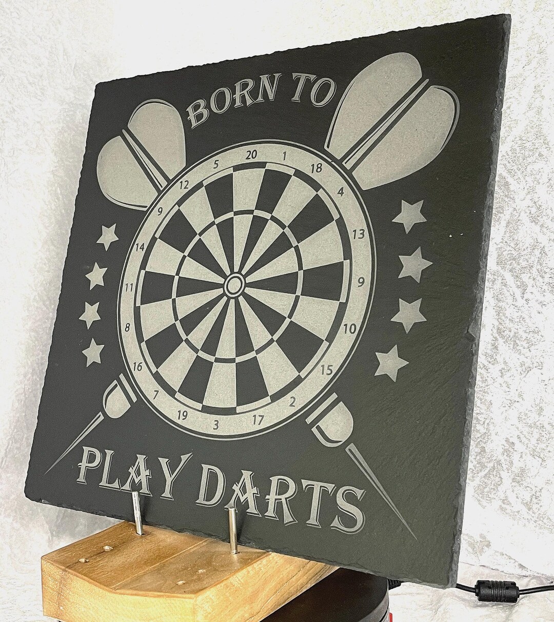Dart Slate Plate Dart Players Dart Players, Born to Play Darts, Pub ...