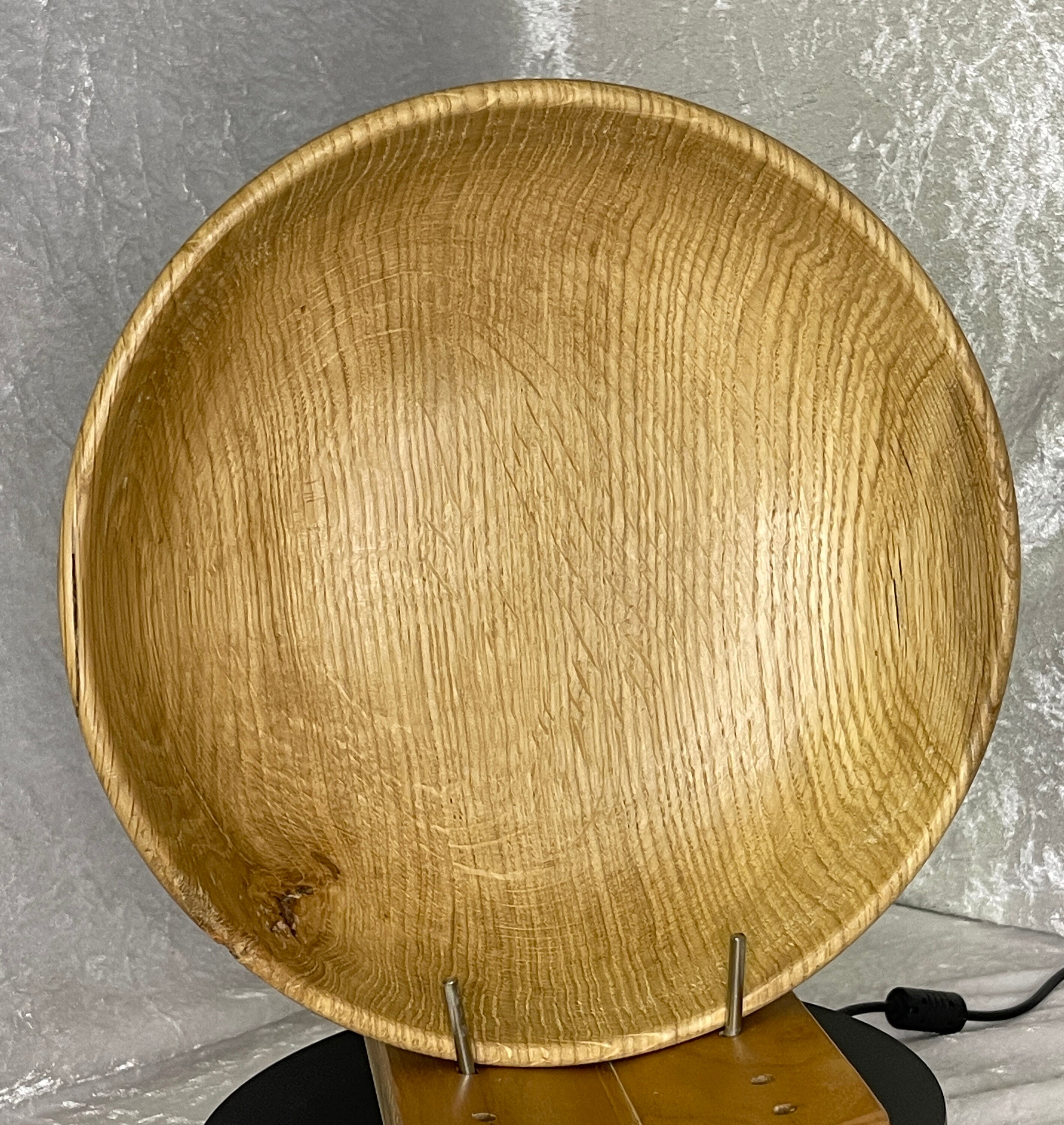 Hand-turned Bowl Made of Oak Wood Wooden Bowl, Fruit Bowl, Handmade ...