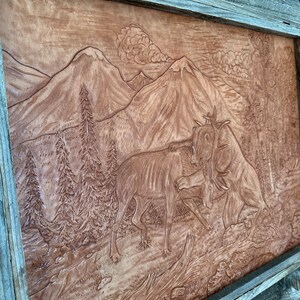 Hand Tooled Leather Art - Etsy