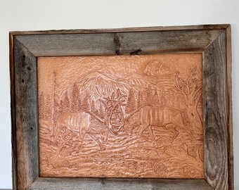 Hand Tooled Leather Art - Etsy