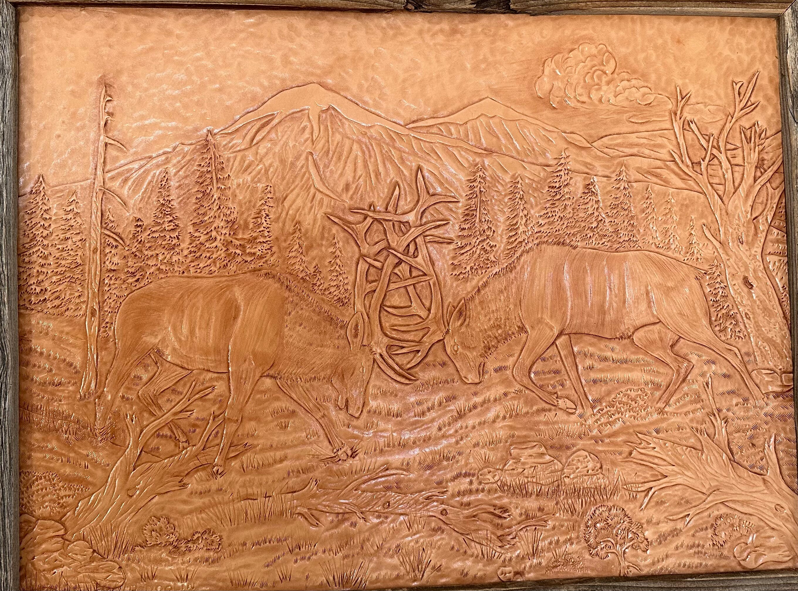Hand Tooled Leather Art - Etsy