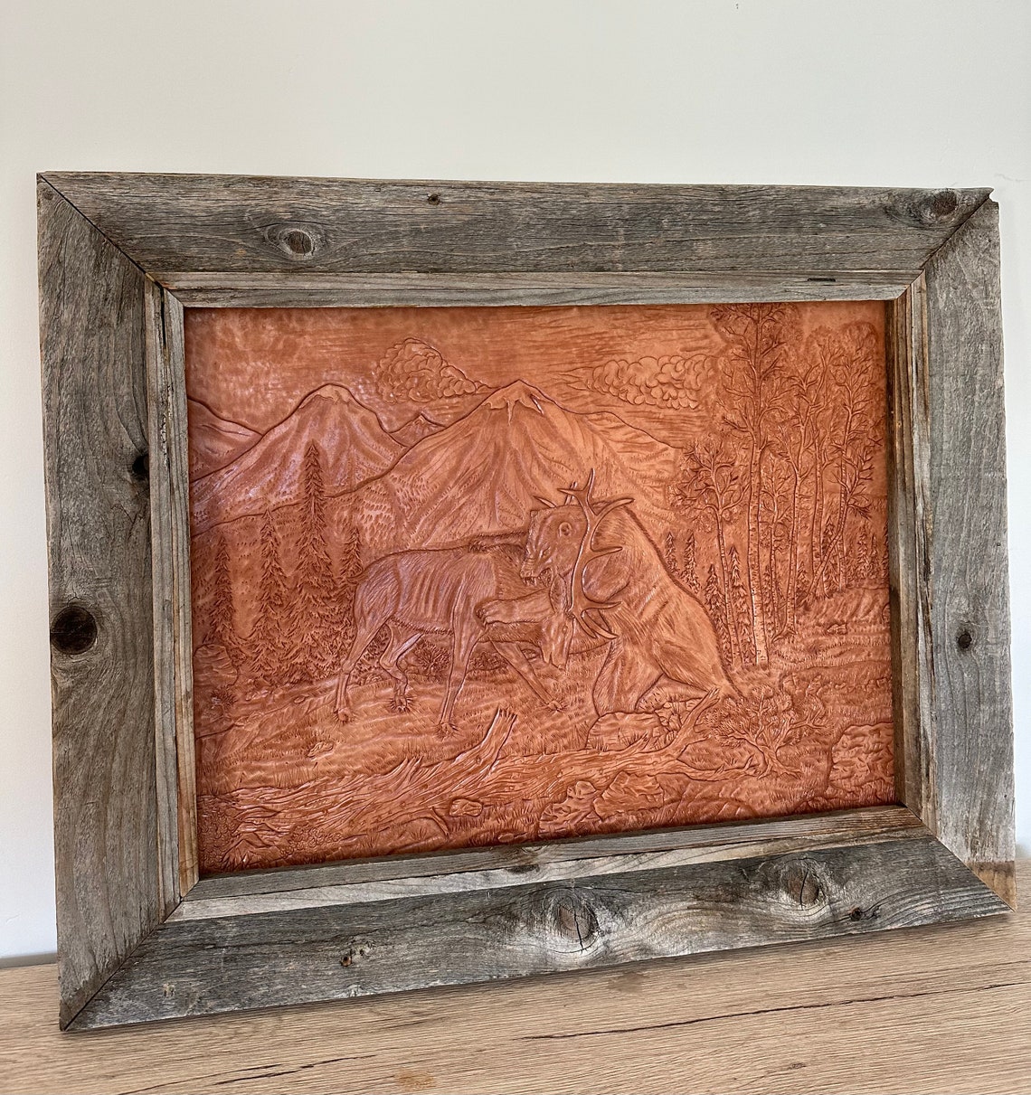 Hand Tooled Leather Art - Etsy