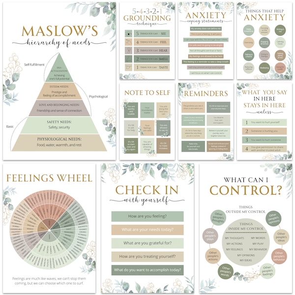 Mental Health Poster - Etsy