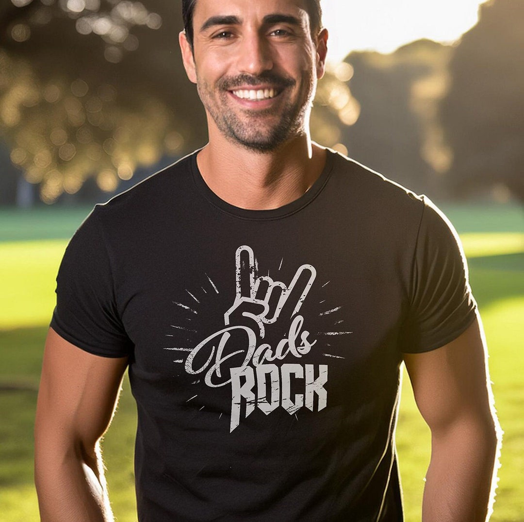 Dad’s Rock Shirt, New Dad Shirt, Dad Shirt, Daddy Shirt, Father's Day ...
