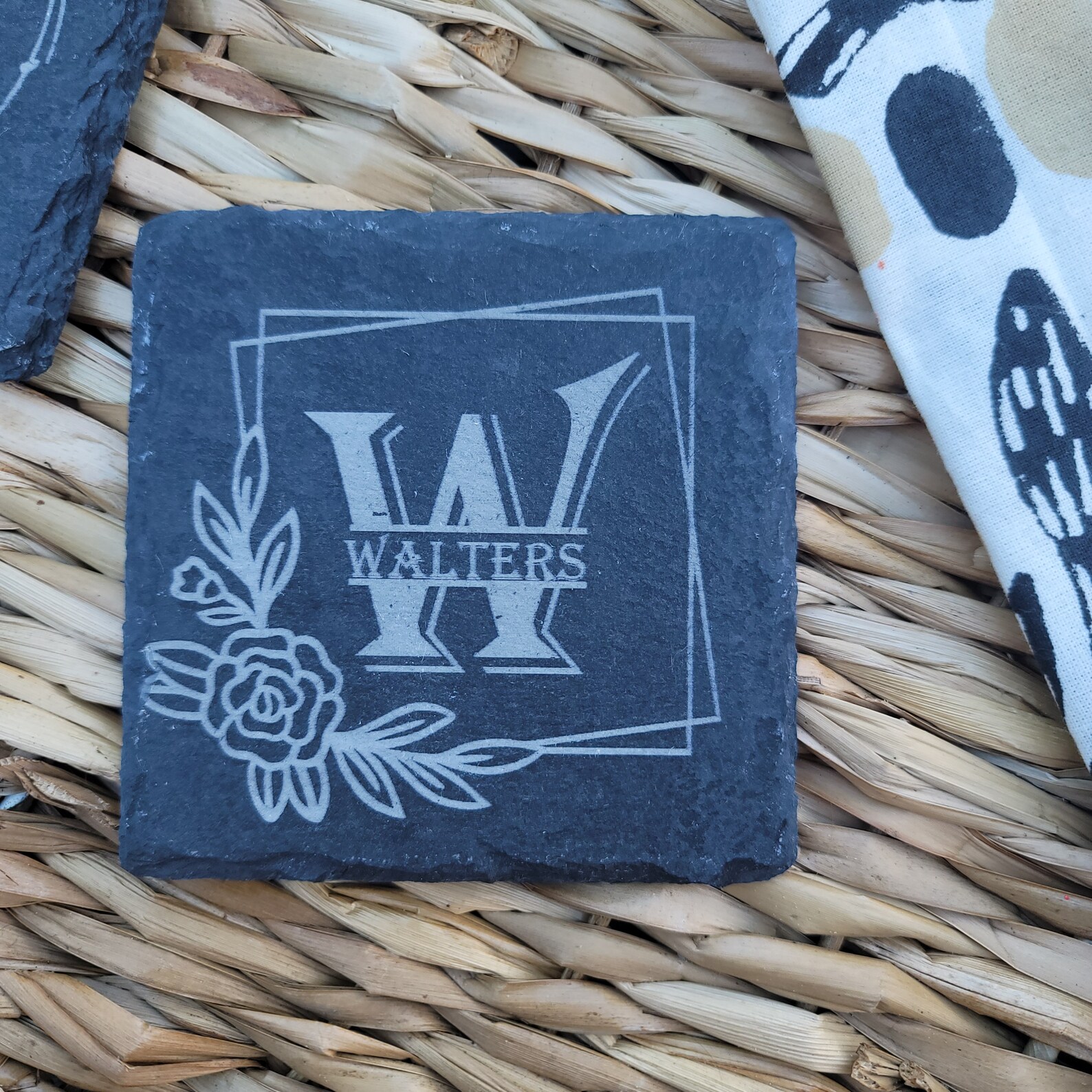 Personalized Stone Coasters, Custom Slate Coaster Sets, Personalized ...