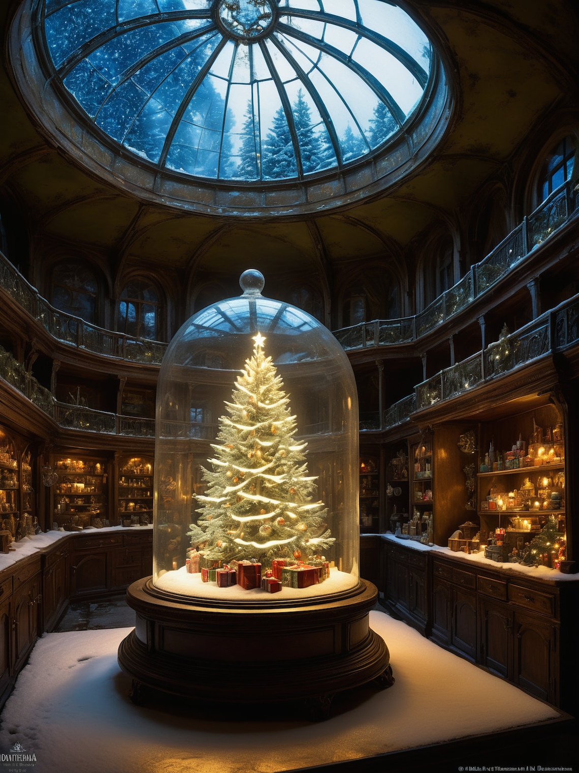 39 Ai-generated Christmas Themed Pictures (highly Detailed) - Etsy