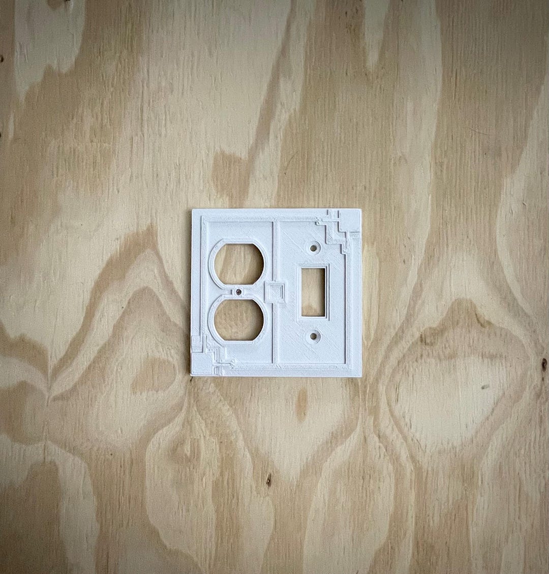 Blade Runner Tile Inspired Single Toggle Duplex Outlet Wall Cover ...