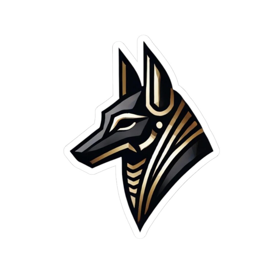 Anubis Mask Sticker - Egyptian Mythology Decal, Laptop Decoration - Etsy