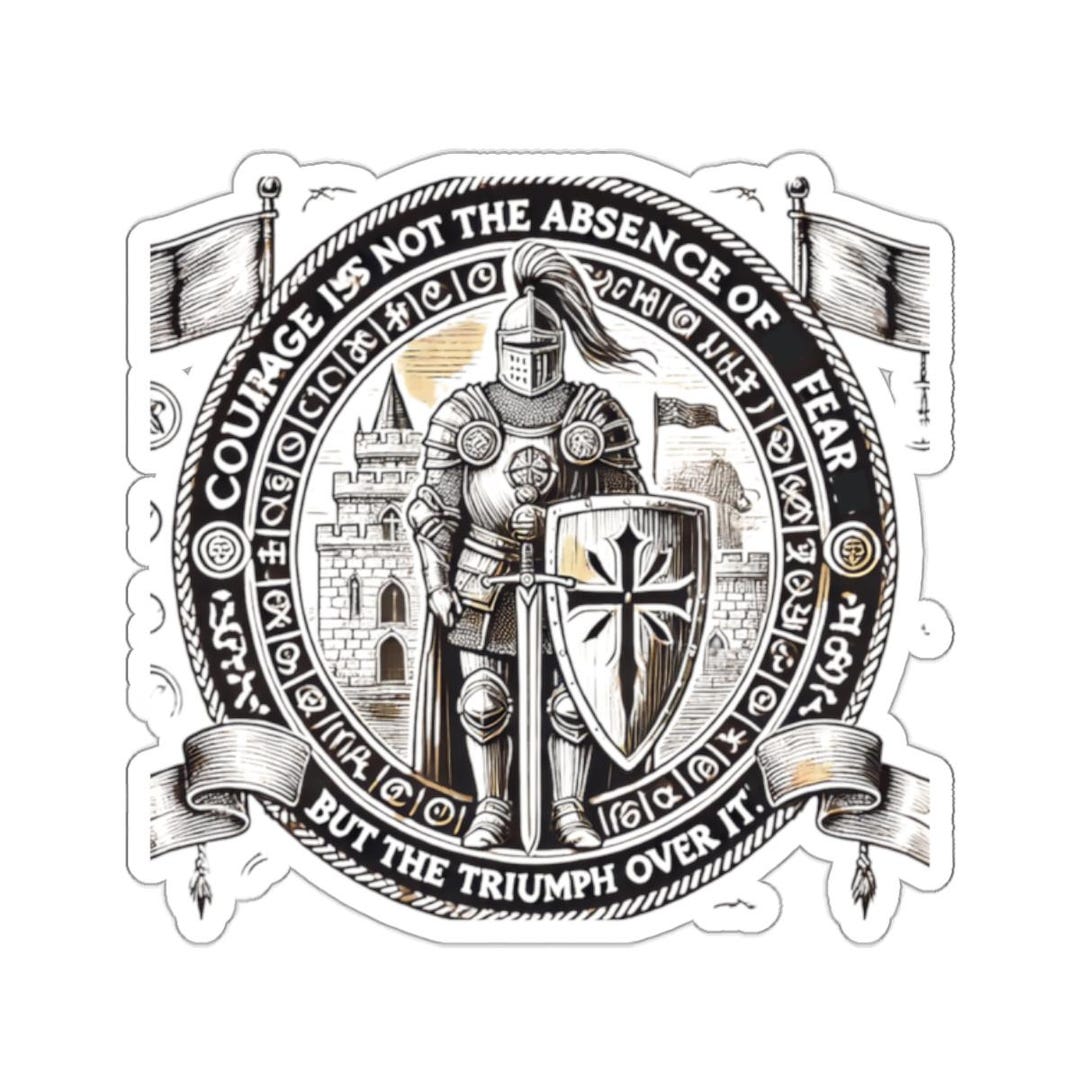 Knight Kiss-cut Stickers, Medieval Motivation, Inspirational Decals ...