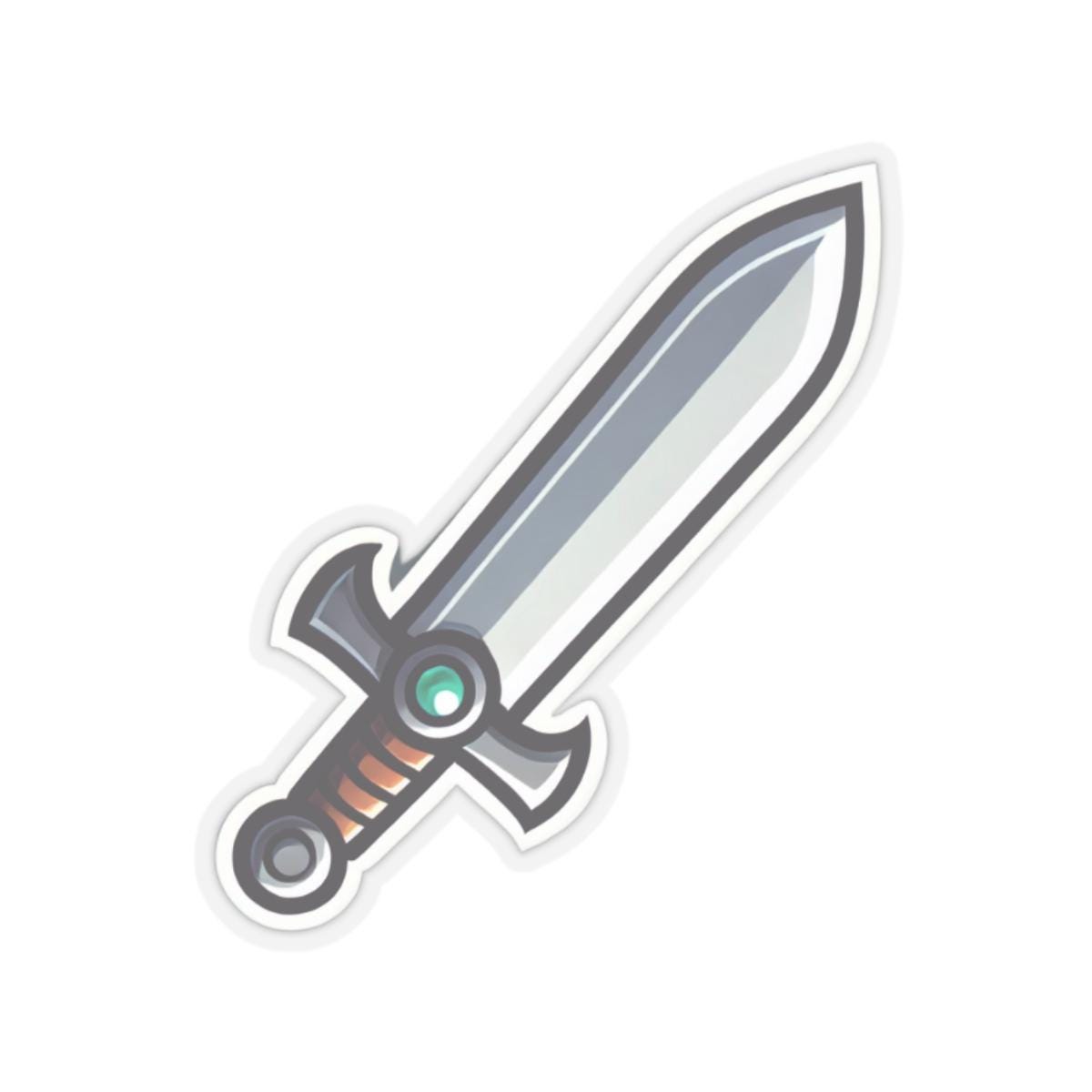 Cartoonish Sword Stickers, Fun Cute Decals, Fantasy Sword Sticker Pack ...