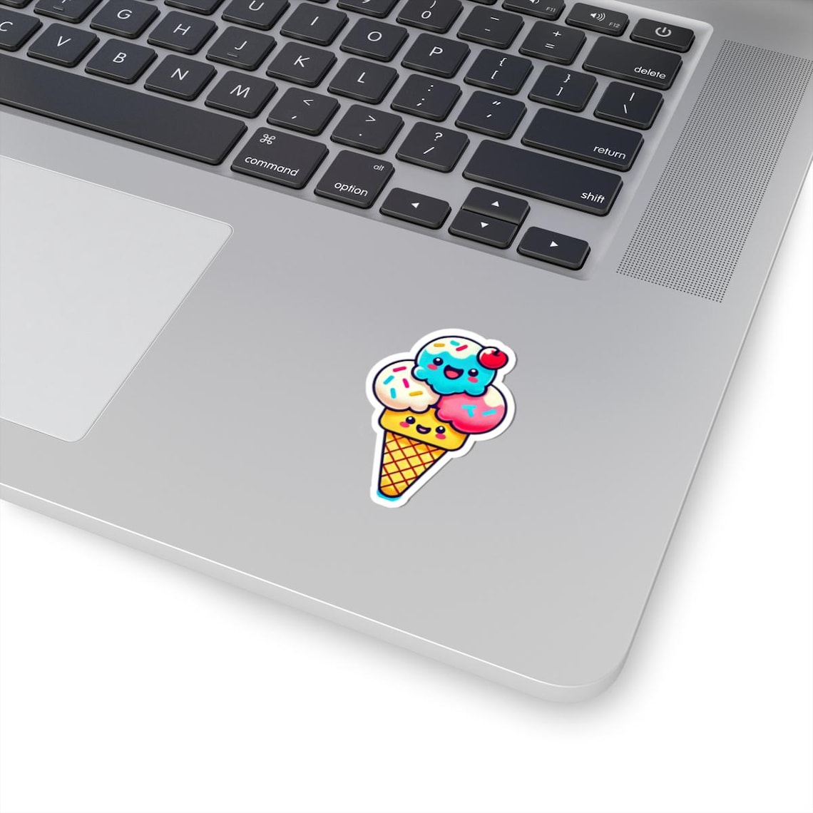 Cute Ice Cream Vinyl Stickers, Sweet Dessert Decals - Etsy
