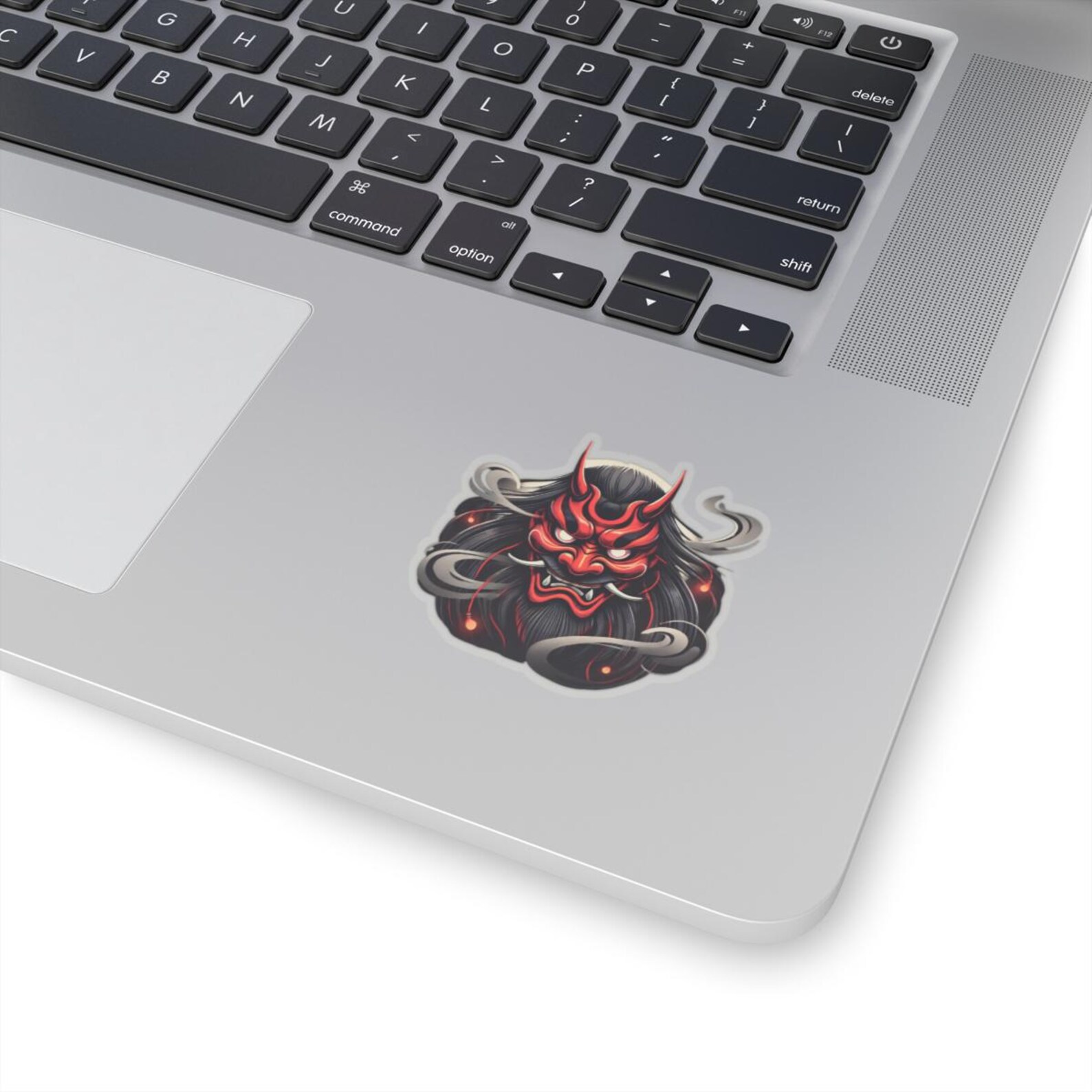 Oni Mask Kiss-cut Stickers, Japanese Demon Face Decals, Laptop Decals ...
