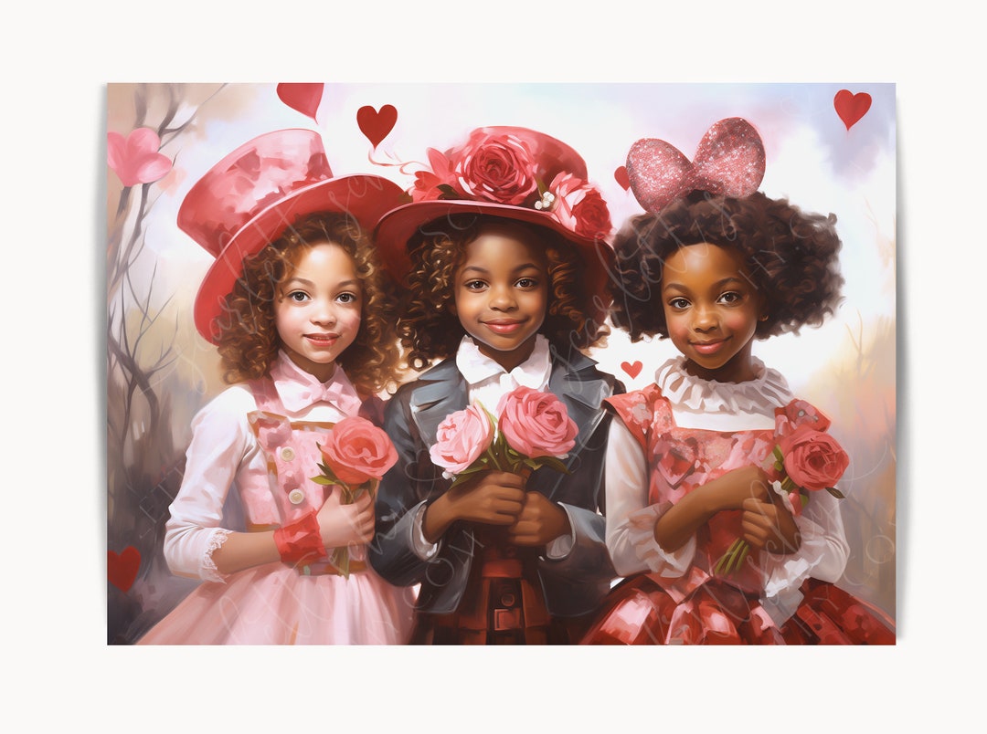 Valentine's Day/ Melanated Cards / Black Greeting Cards / African ...