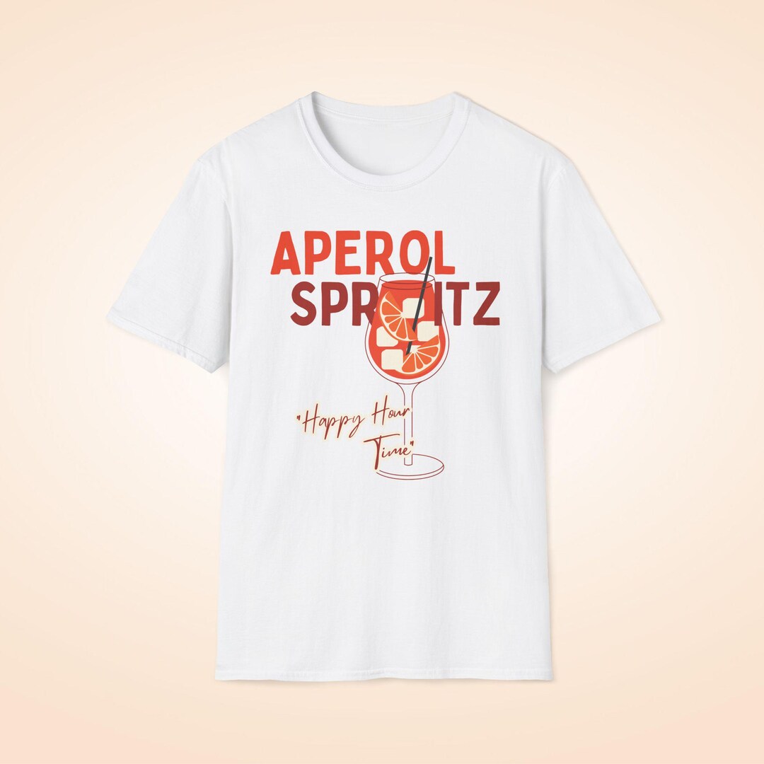 Aperol Spritz T-shirt Funny Party Costume Shirt Summer Drink Outfit ...