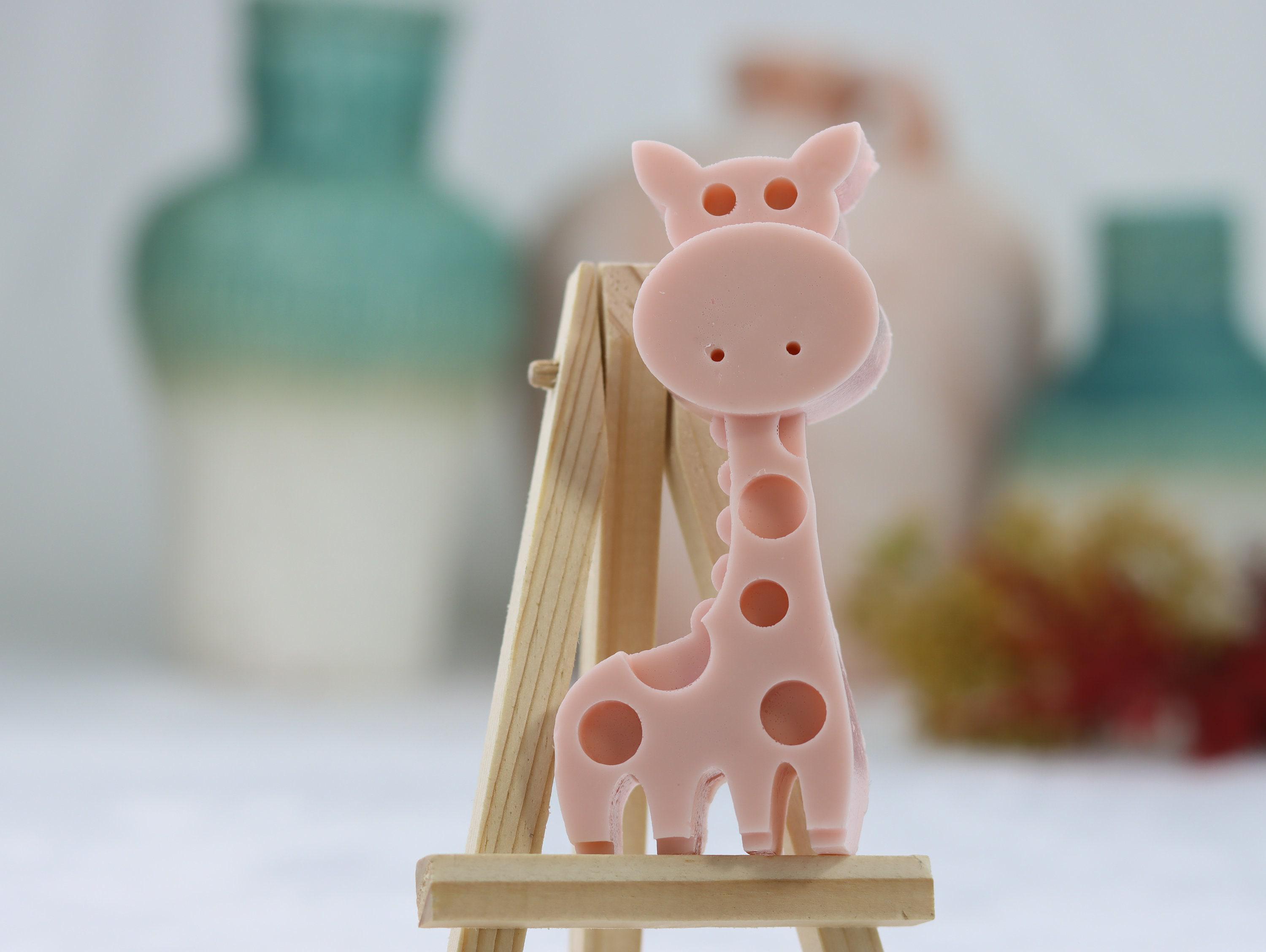 Personalized Giraffe Soap Favors - Baby Shower Decorations, Custom Tag ...