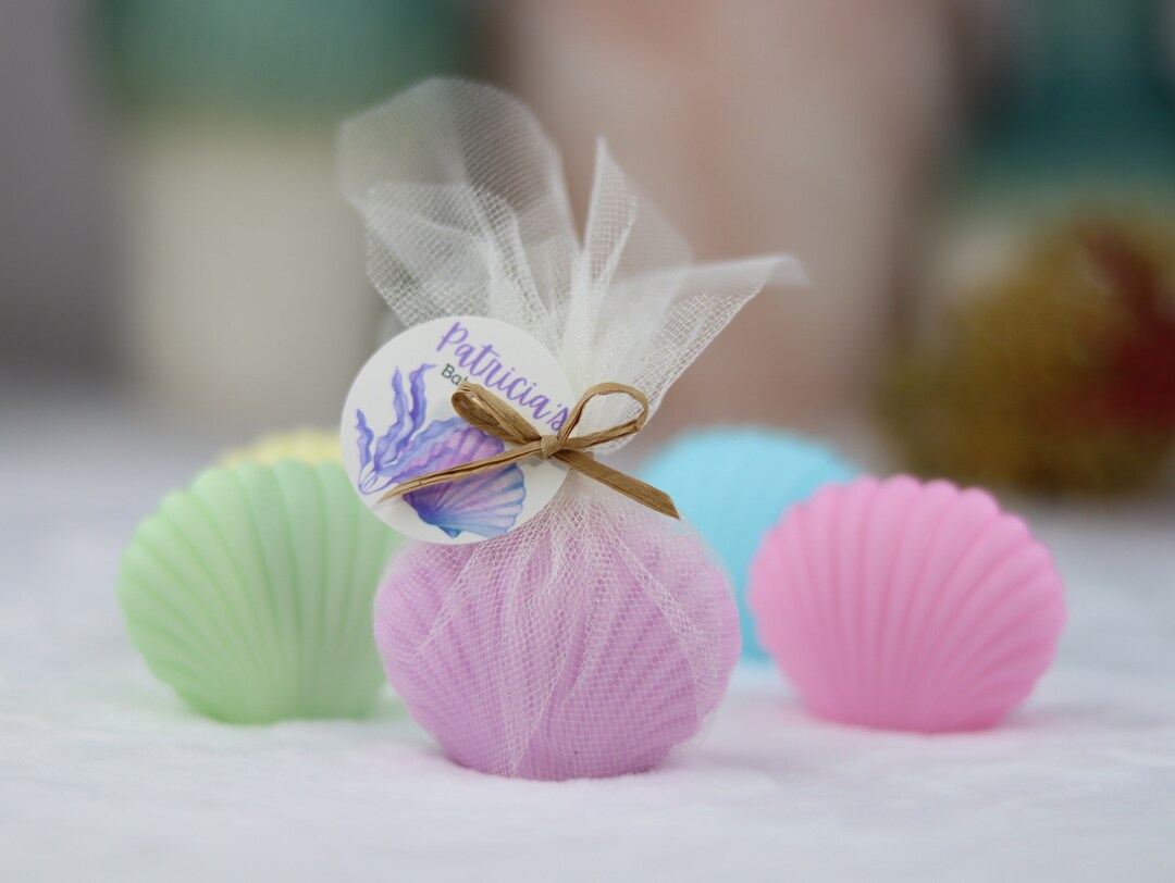 Sea Shell Soap Favors Sea Shell Baby Shower Gifts Baby Shower Favors ...